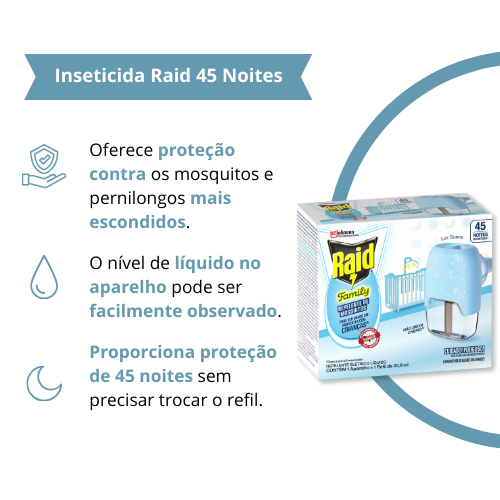 Inseticida Tomada Líquido Raid 45 Noites Aparelho - Tríade LOG ...
