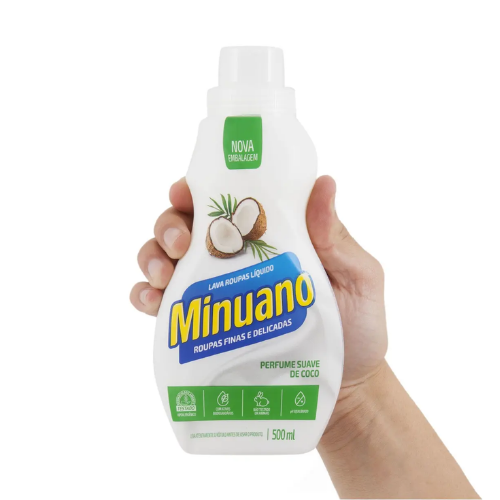 Lava Roupas 500ml Minuano Coco - Tríade LOG - Produtos de limpeza e ...