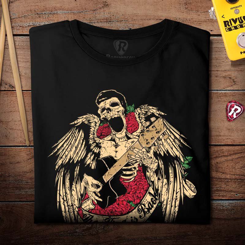 Camiseta Elvis Skull | 100% Algodão - Roquenrou | Estampado na Veia!