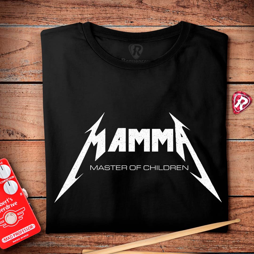Camiseta Mamma Master of Children | 100% Algodão - Roquenrou ...