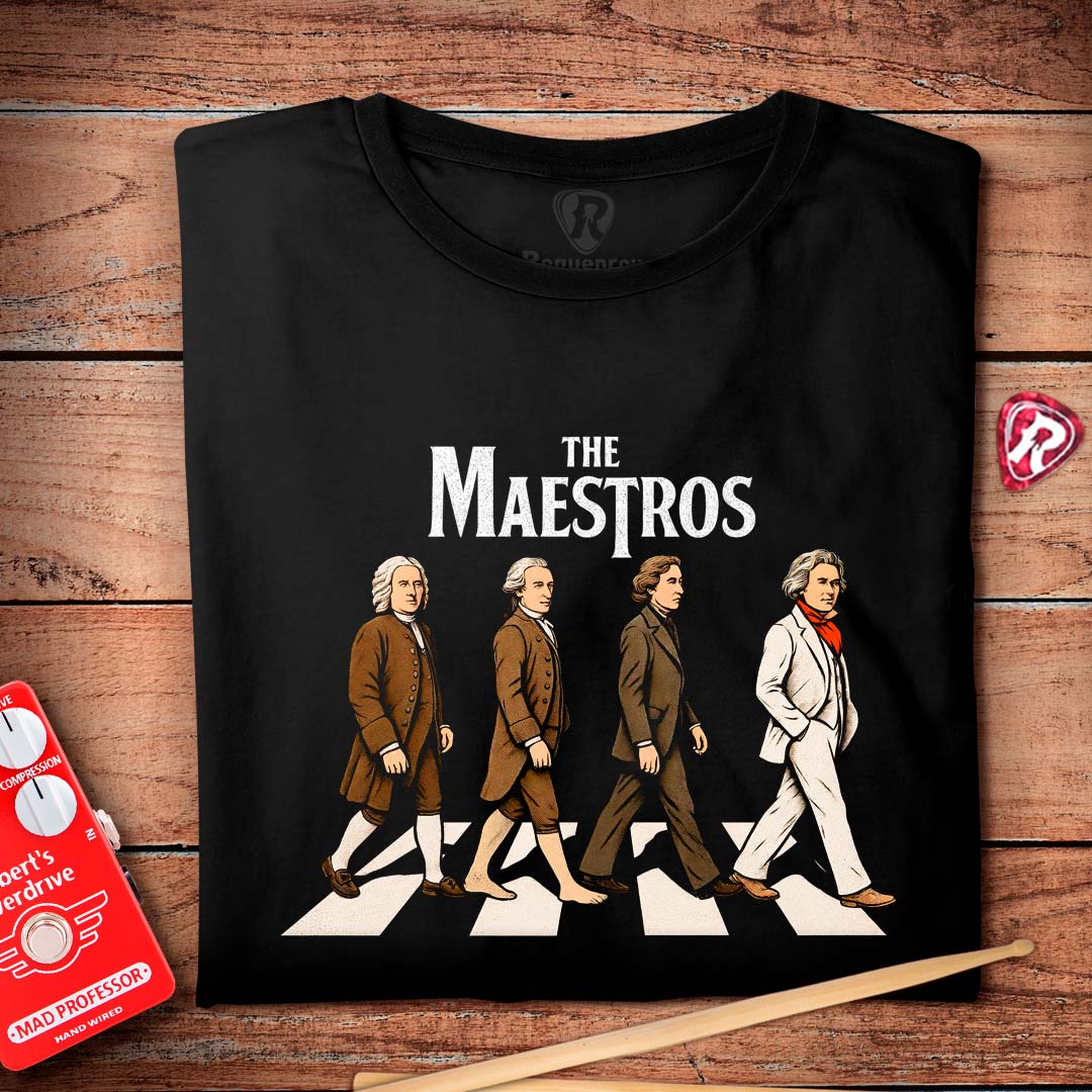 Camiseta The Maestros - Roquenrou | Estampado na Veia!