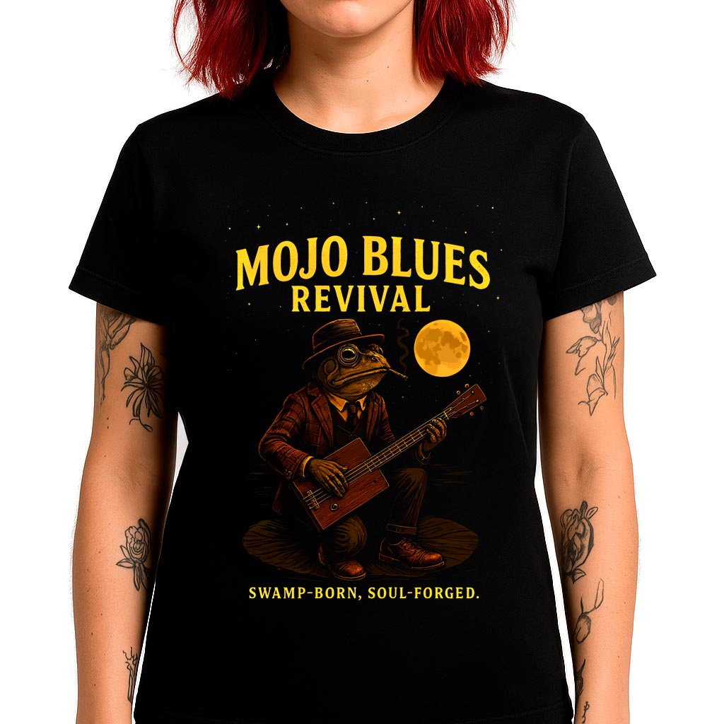 Camiseta Mojo Blues Fesival - Roquenrou | Estampado na Veia!