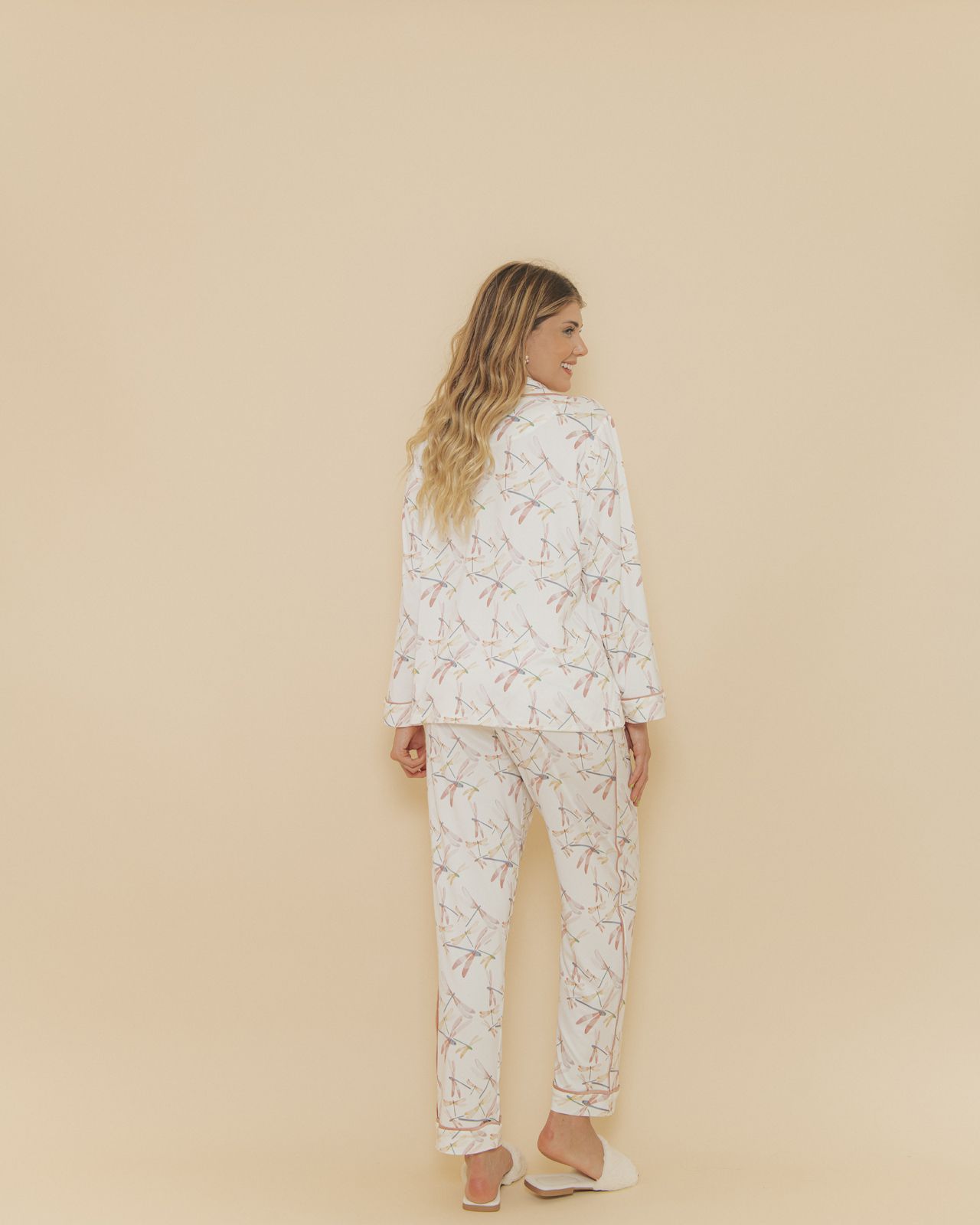 PIJAMA CLASSIC LONGO LIBÉLULA - PIJAMMA - Âme Espaço Lingerie