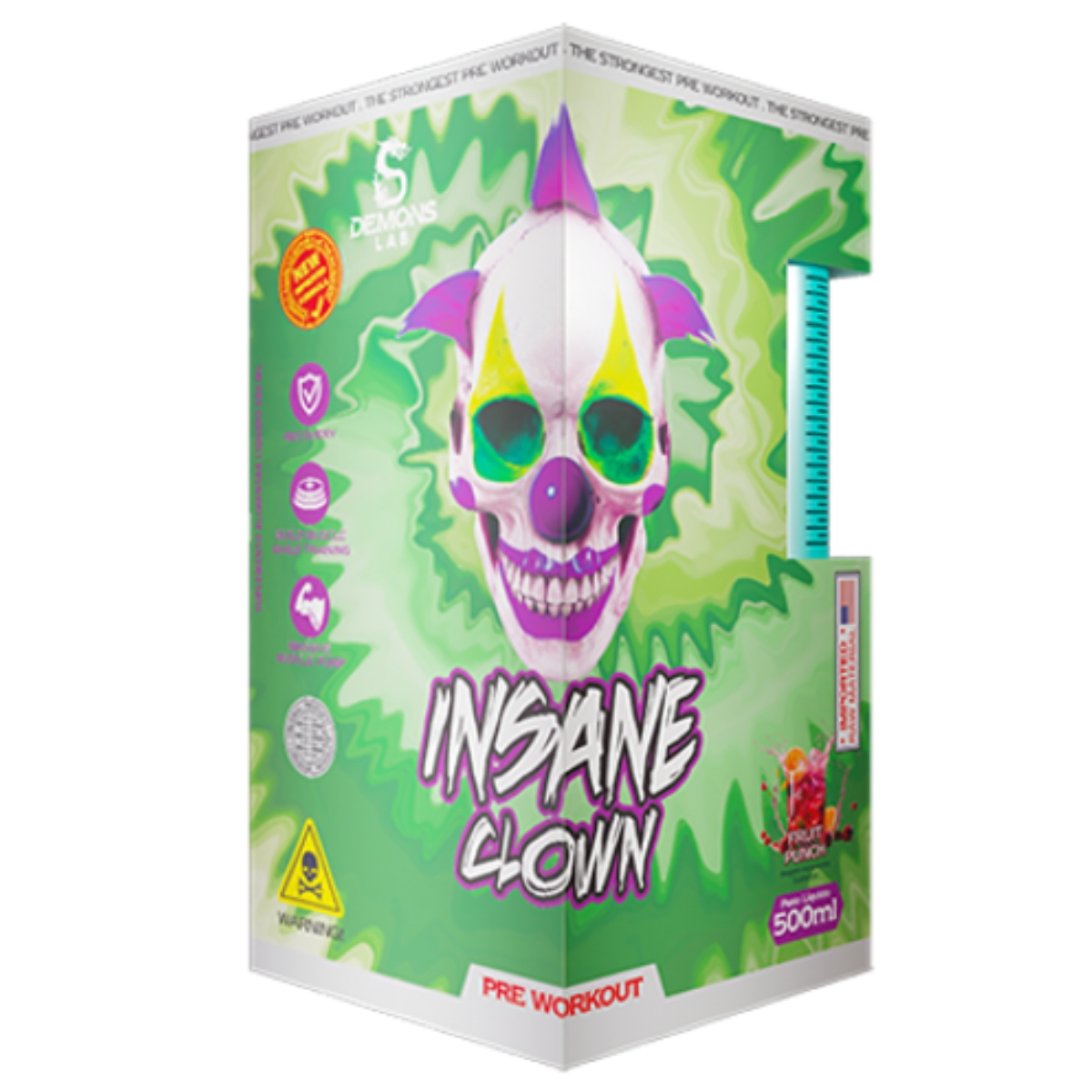 Demons Lab - Insane Clown Caixa 500ml (Nova Fórmula) - Nutricentral ...