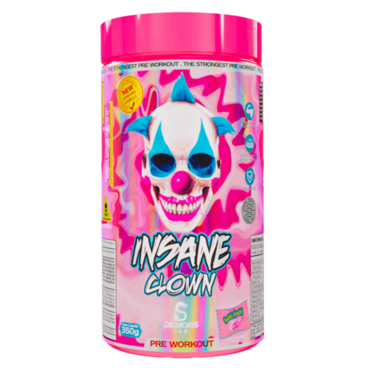 INSANE CLOWN 350G - DEMONS LAB - Nutricentral Suplementos e Vitaminas ...