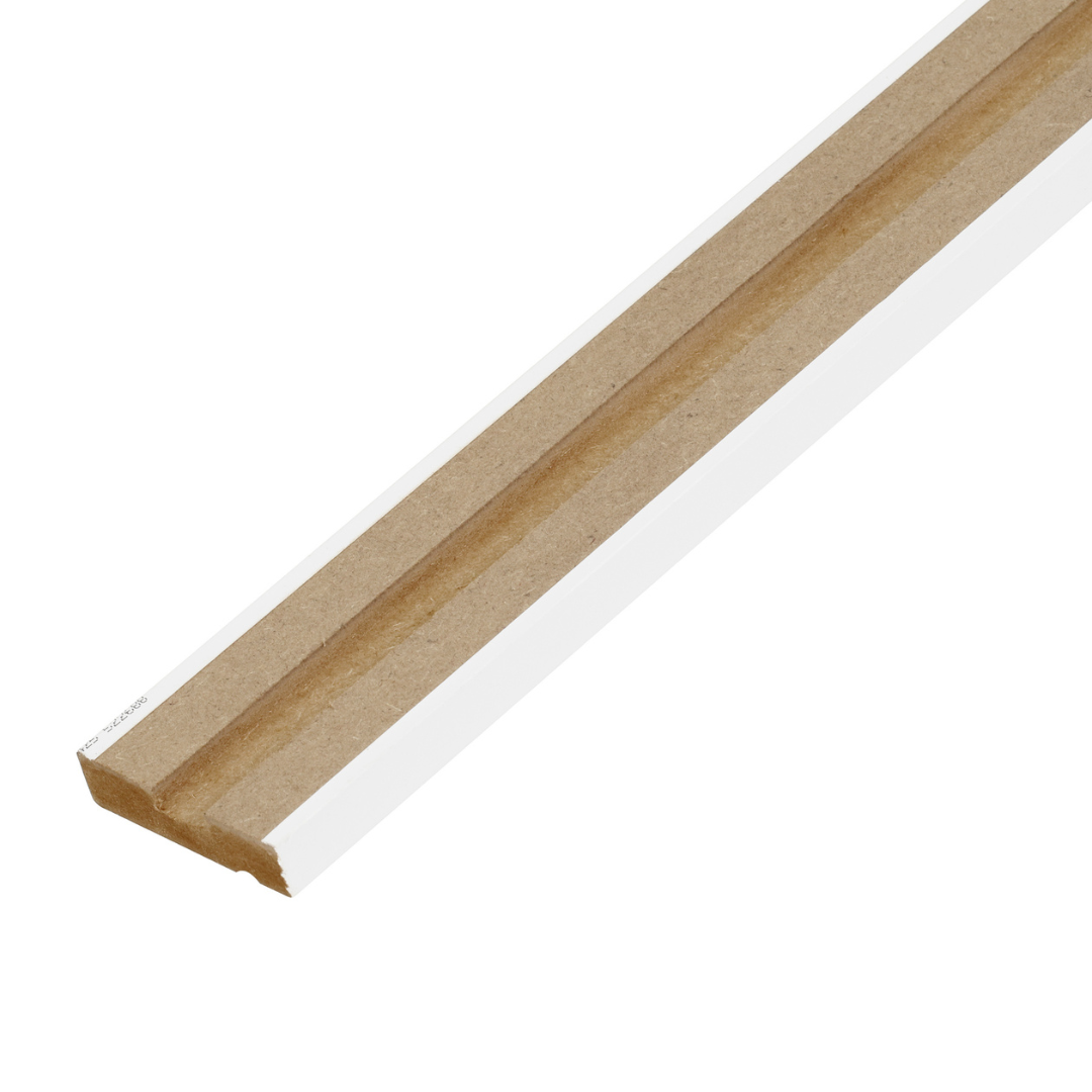 RODAPE MOLDUFAMA MDF 5CM BRANCO FRISADO RD - 2,40M - ELEAR ...