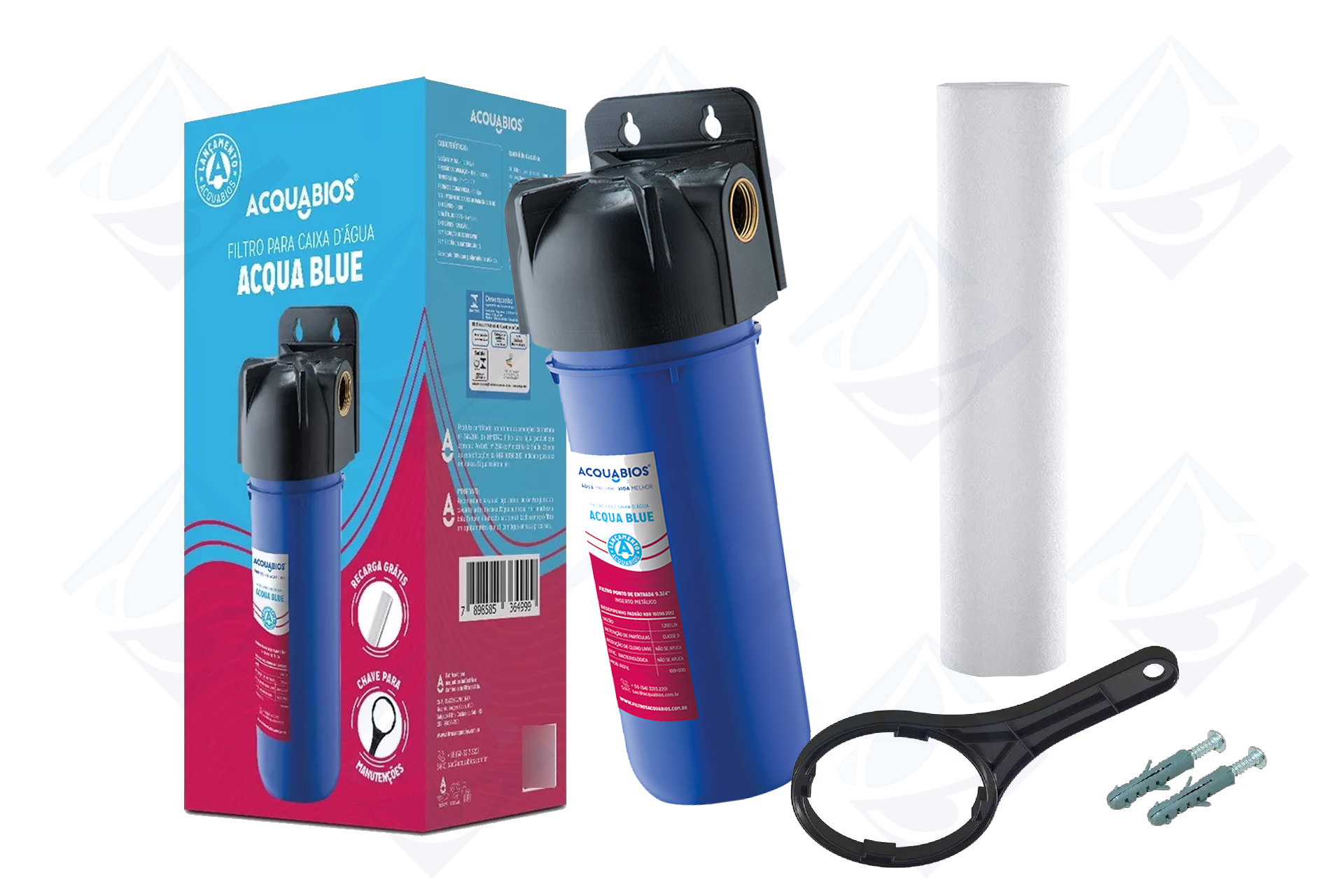 FILTRO ACQUA BLUE ALTA VAZÃO - PURIFICAR - Tudo que sua ÁGUA precisa