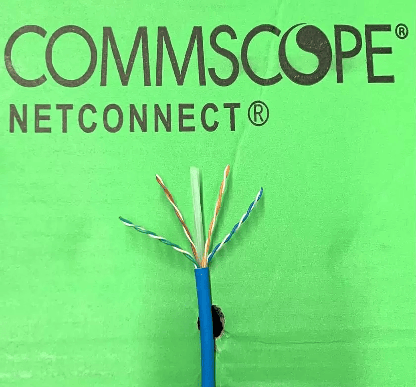 Caixa de Cabo De Rede Cat6 Commscope Netconnect 305m Azul - Sua Loja de ...