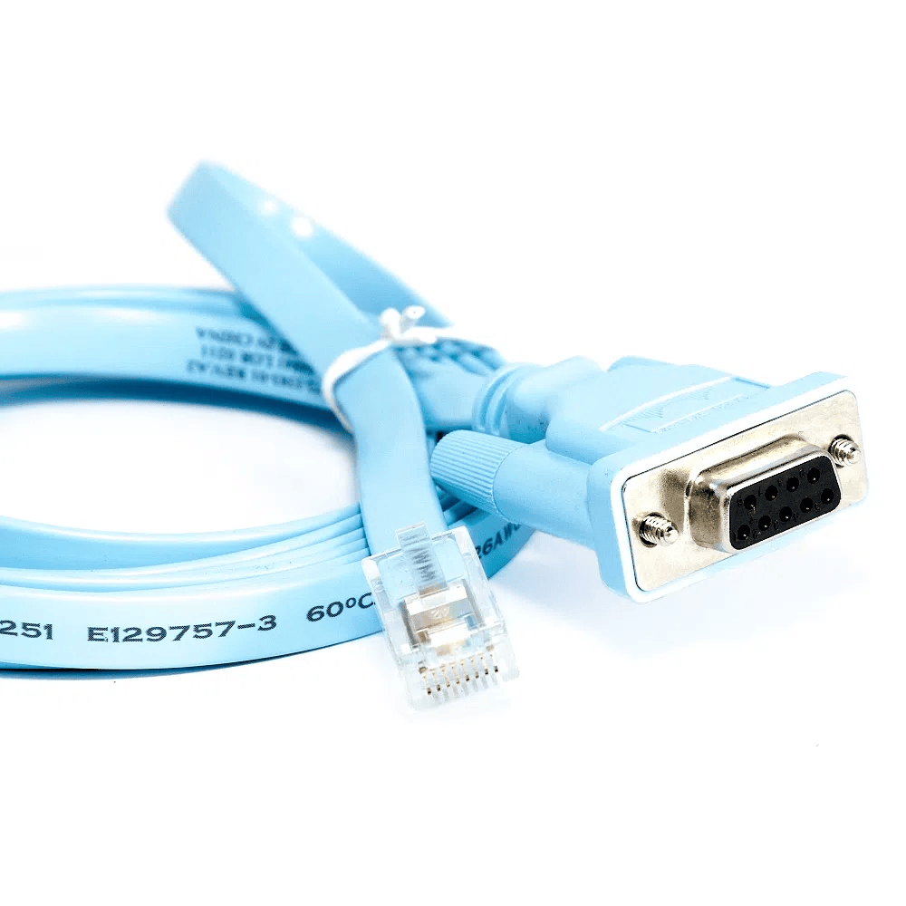 Cabo Console Rj45 Cat5 Ethernet / RS232 - DB9 Serial Fêmea - Sua Loja ...