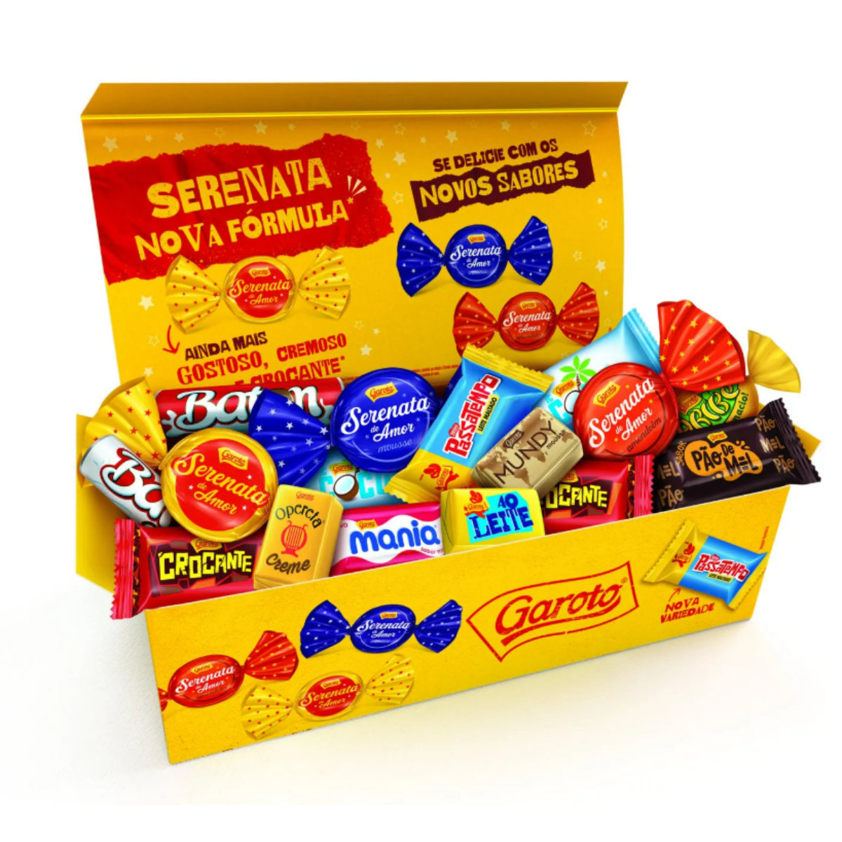 Bombom GAROTO Sortido - 250g - Santa Cruz Doces: Variedades de Doces ...