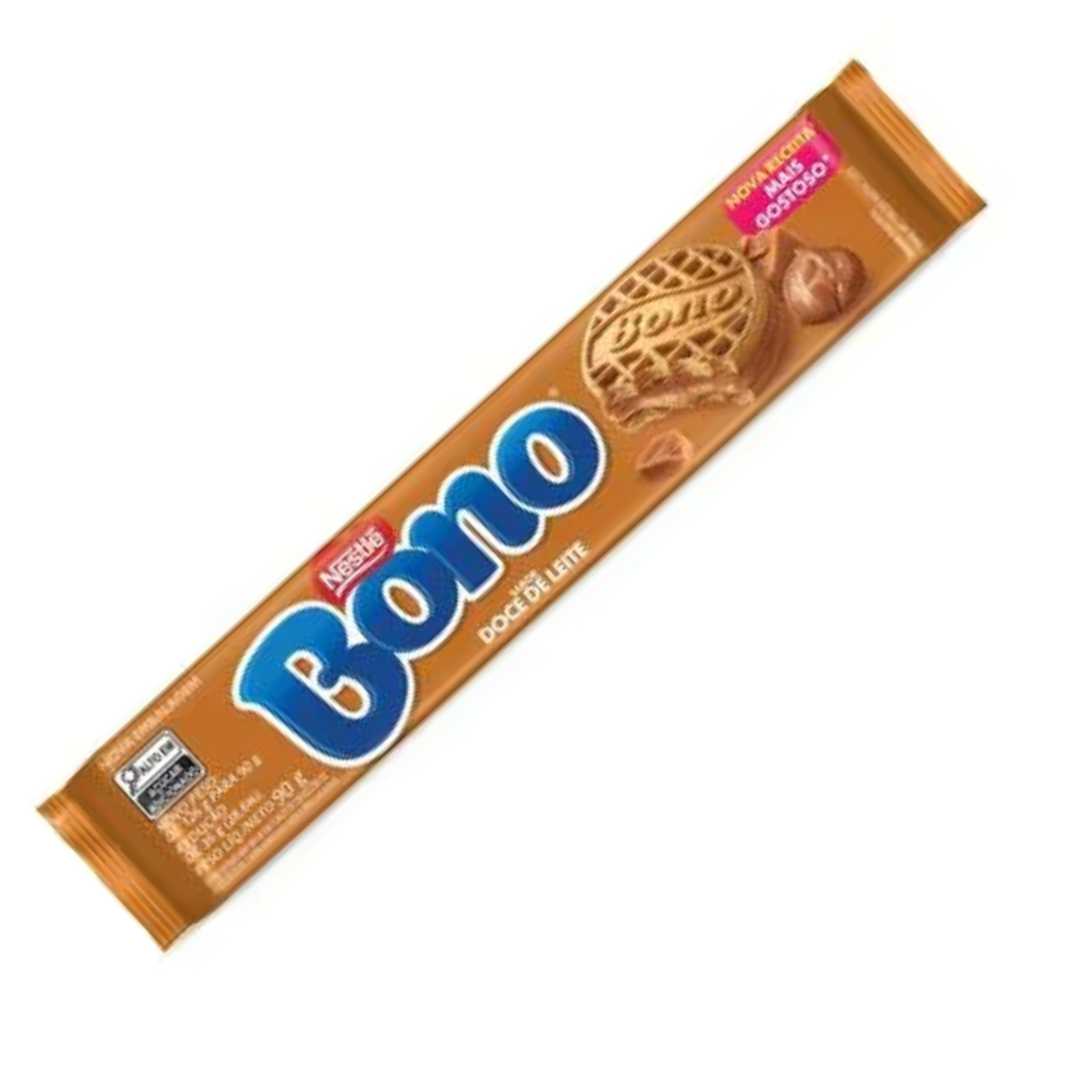 Biscoito Recheado BONO Sabor Doce de Leite - 90g - Santa Cruz Doces ...