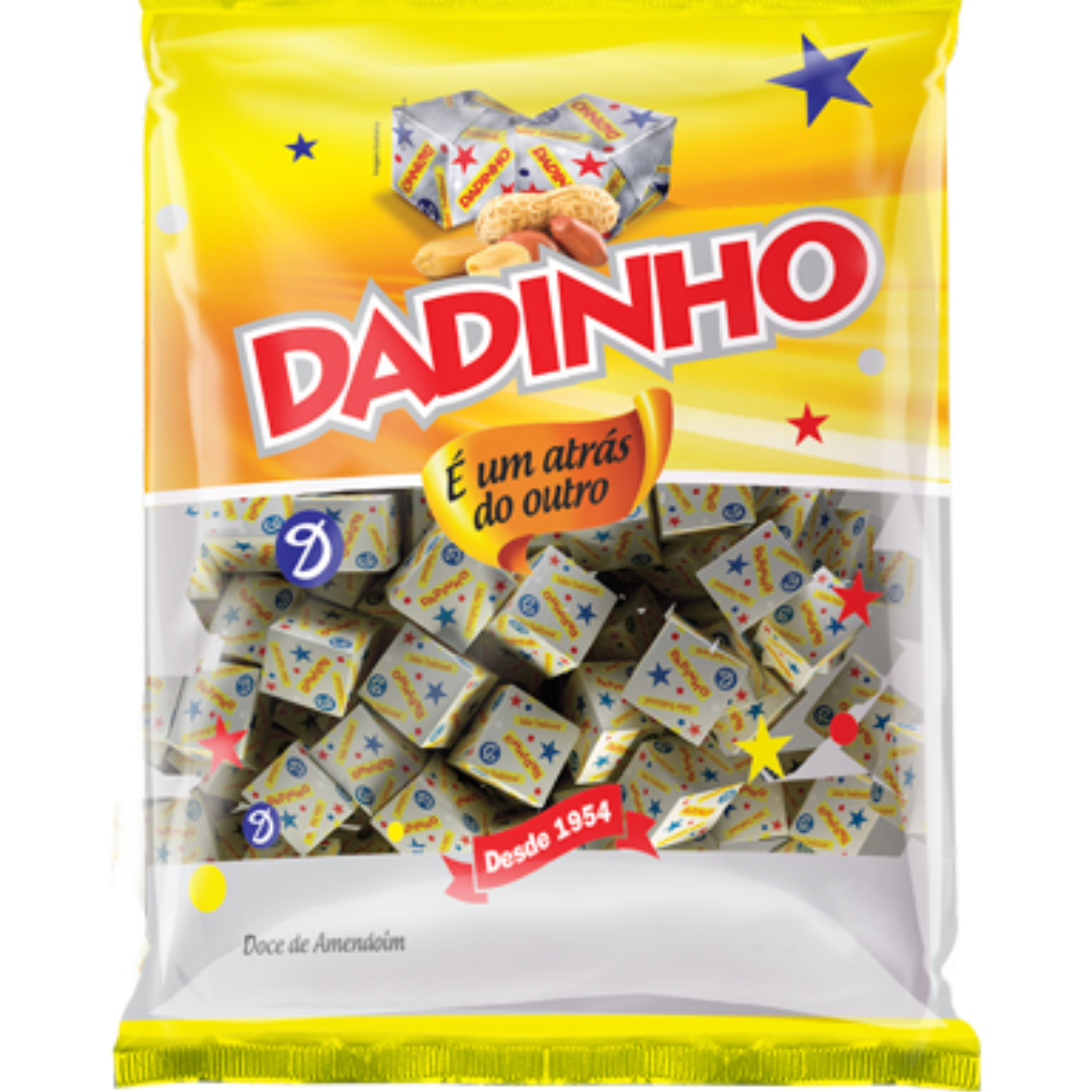 Bala DADINHO Tradicional - pct. 900g - Santa Cruz Doces: Variedades de ...