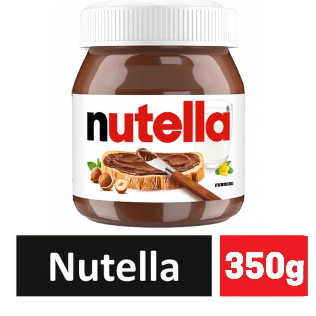 Pasta de Creme de Avelã NUTELLA - 350g - Santa Cruz Doces: Variedades ...
