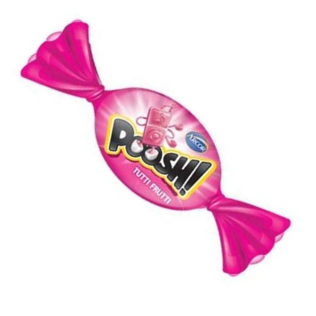 Bala Chiclete POOSH TUTTI-FRUTTI - pct 500g - Santa Cruz Doces ...