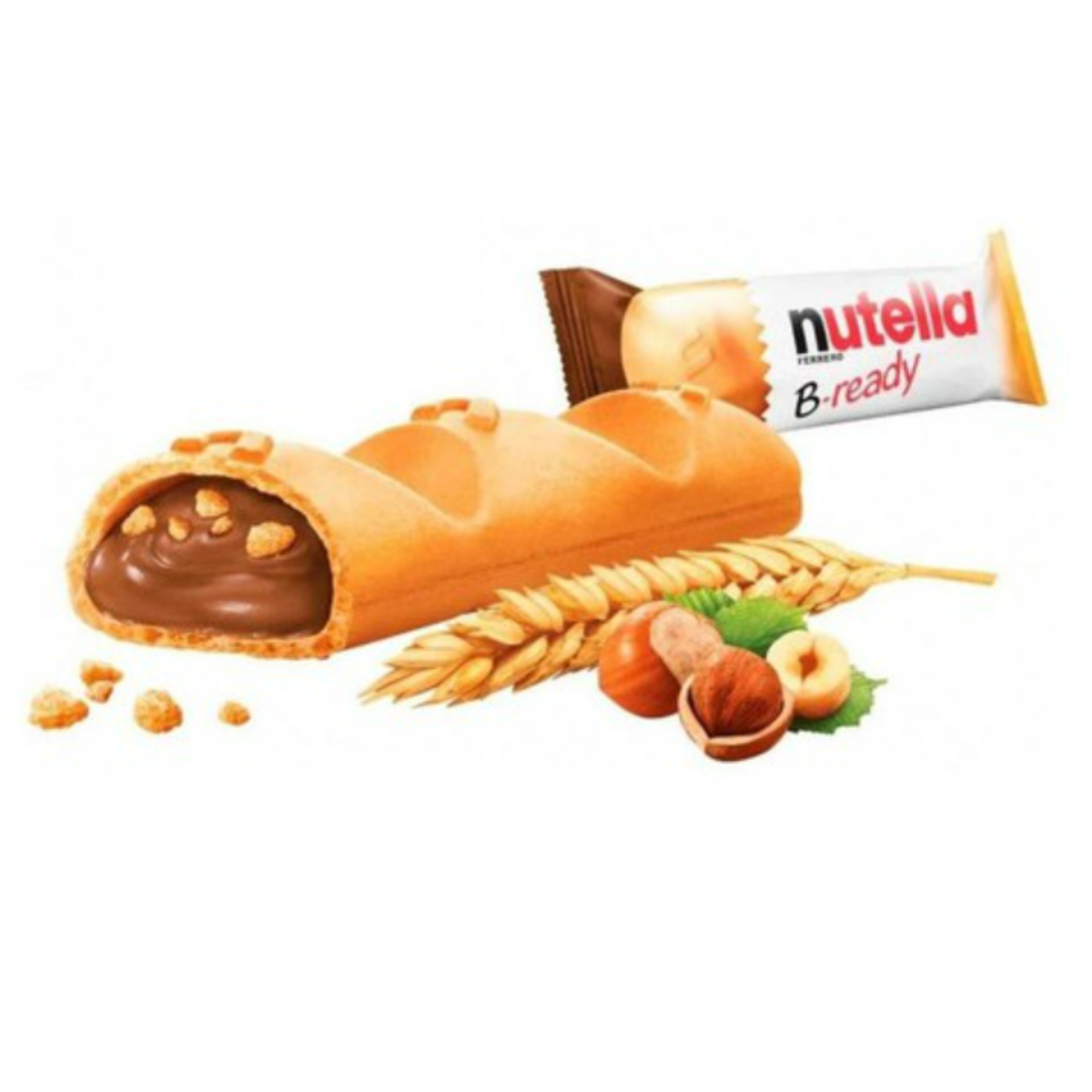 Biscoito Wafer NUTELLA B-READY - 792g C/36 un - Santa Cruz Doces ...