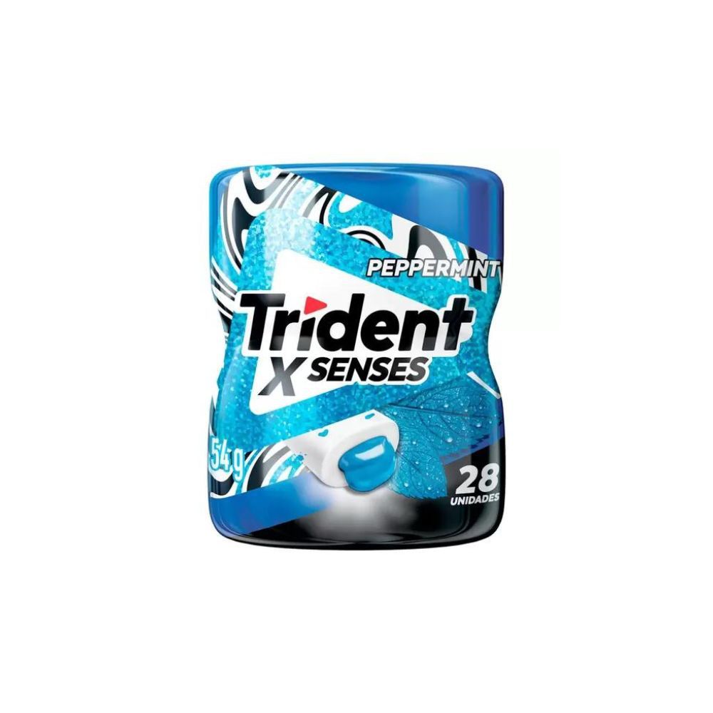 Chiclete TRIDENT Pote PeperMint 324g - c/ 6 un - Santa Cruz Doces ...