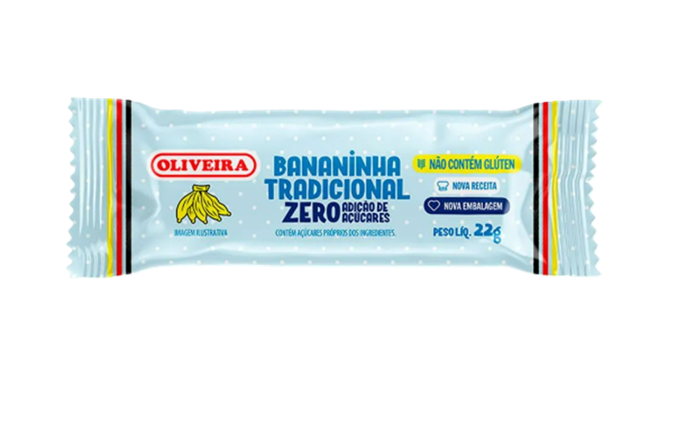 Doce de Banana (Bananinha) Oliveira Sem Açúcar 528g c/ 24 un - Santa ...