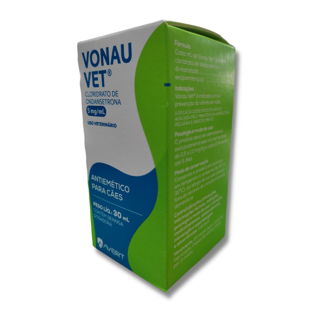 Vonau Vet 30ml Antiemético para Cães - Agrotiba