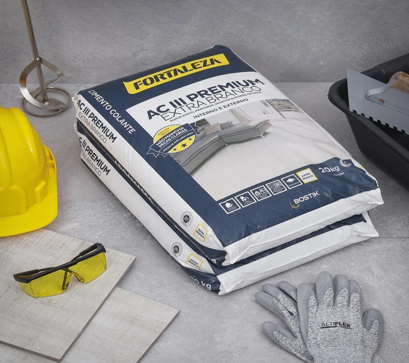 Argamassa AC3 Premium Fortaleza Extra Branco 20kg - Tocco - Tudo para ...
