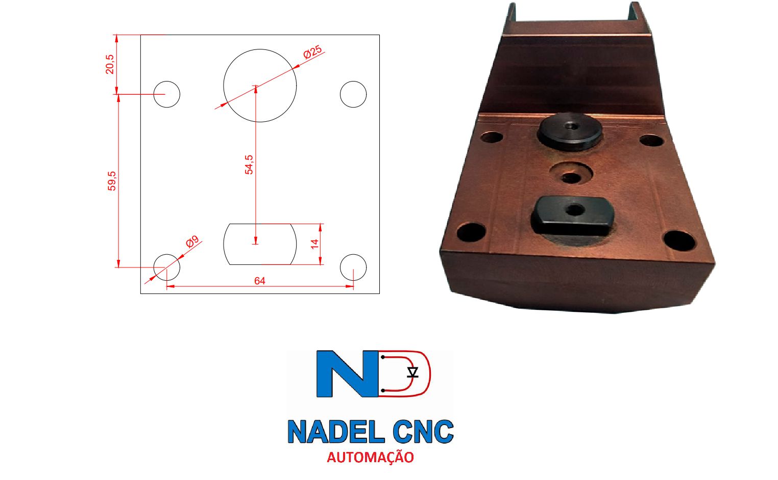 Vdi torno G/GL 280 ROMI furação 40mm TMAX - NADEL CNC Automação