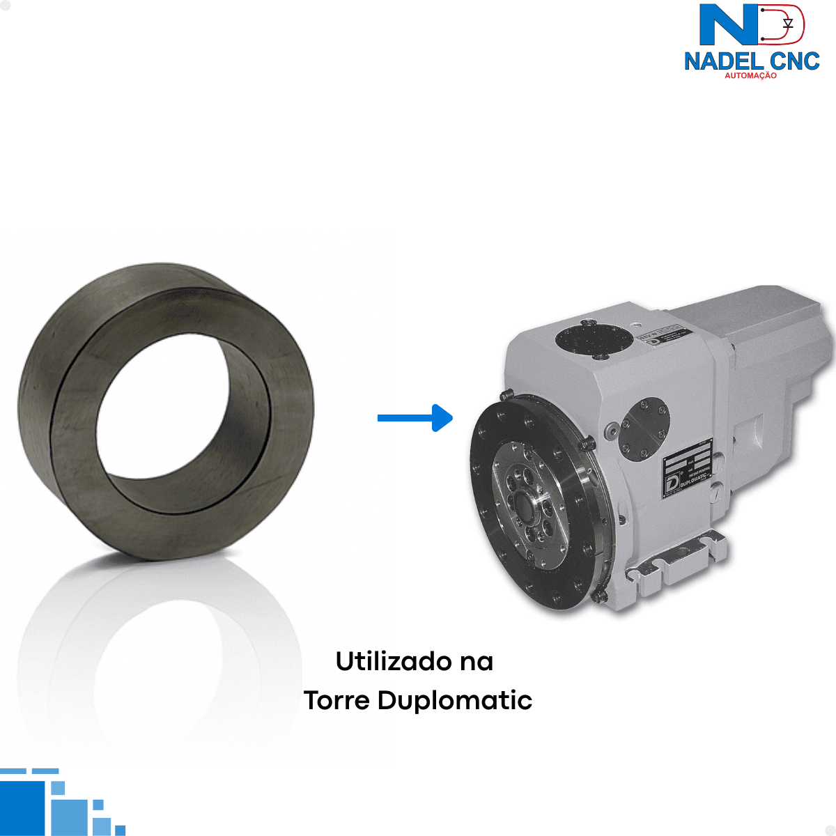 Rolete 40mm Ø 25m Indexador Torre Duplomatic / Barufaldi - NADEL CNC ...