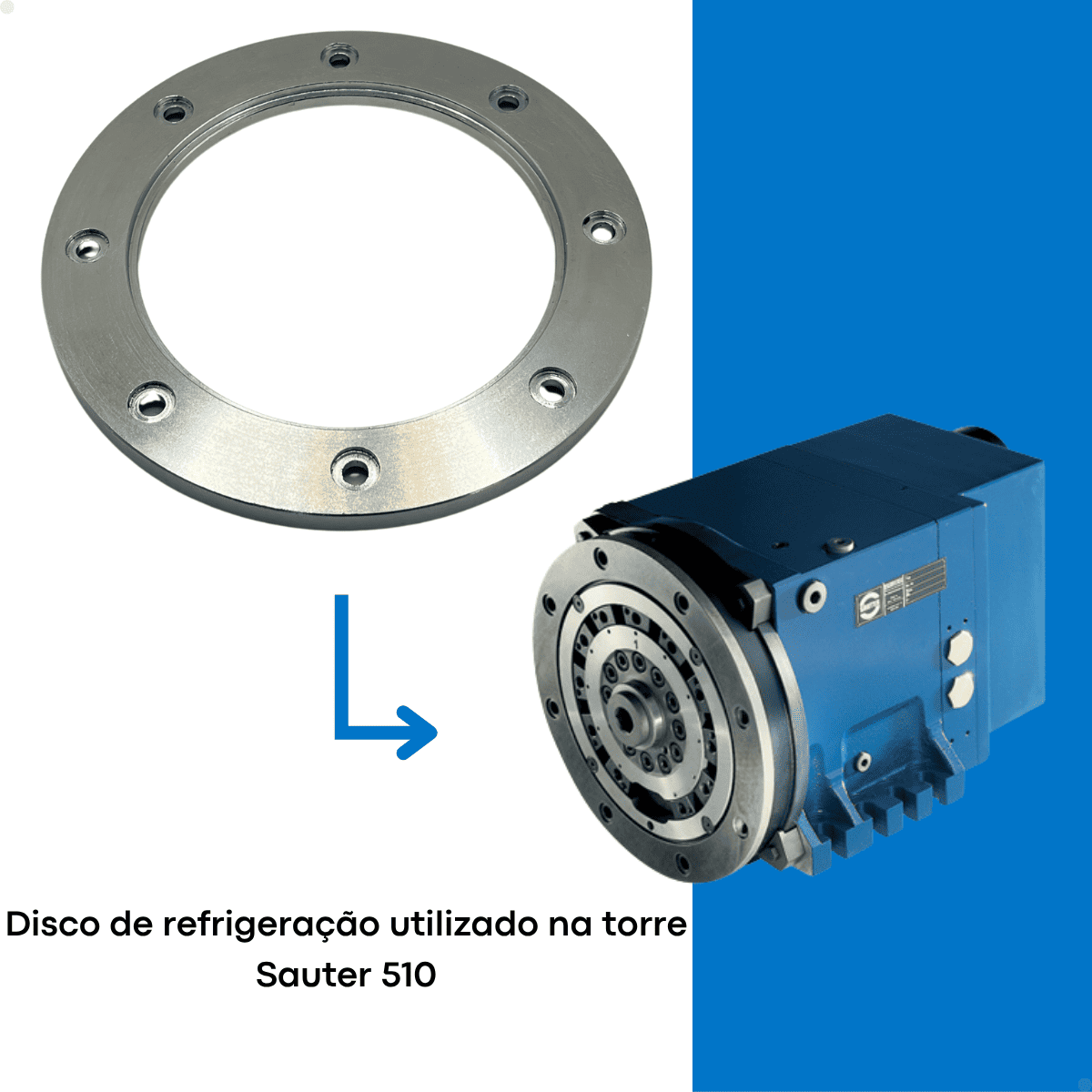 Disco de refrigeração Torre SAUTER 510 ROMI Centur 30R / RV - NADEL CNC ...