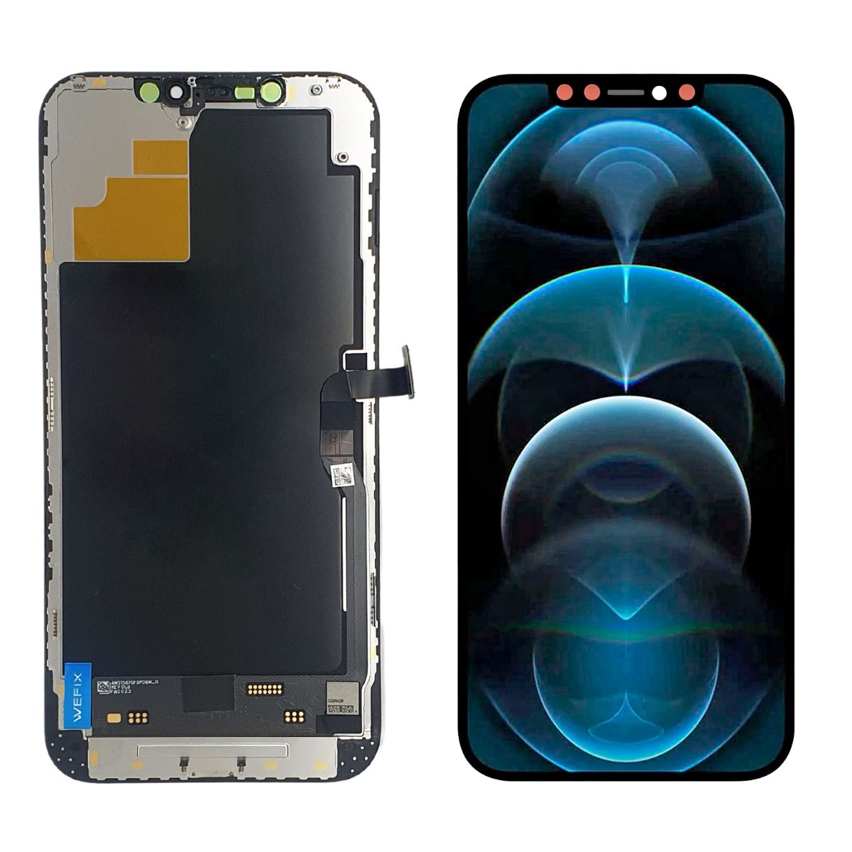 FRONTAL IPHONE 12 PRO MAX PRETO FOG OLED SEM CI WEFIX - JF DISTRIBUIDORA