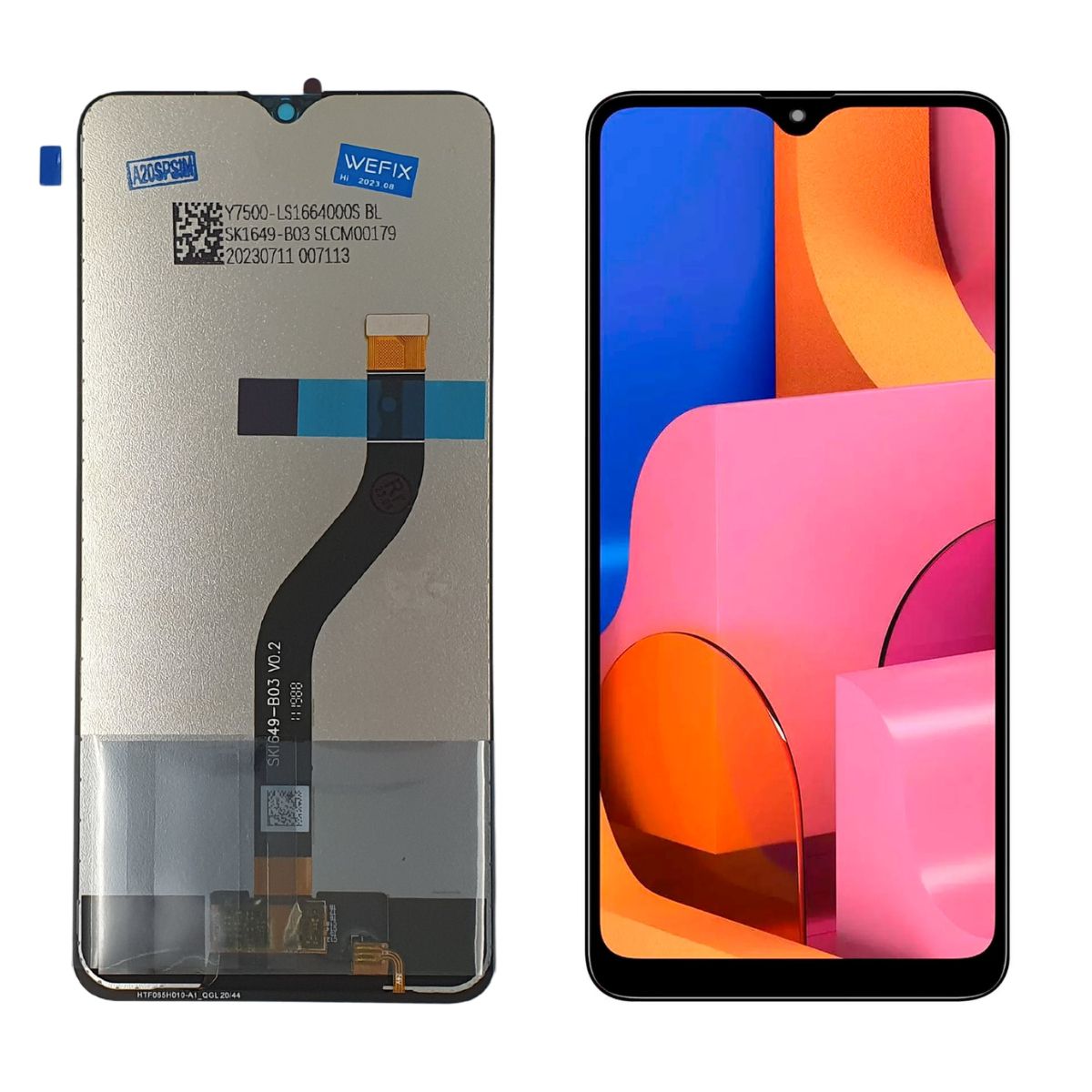 FRONTAL SAMSUNG A20S SEM ARO WEFIX - JF DISTRIBUIDORA