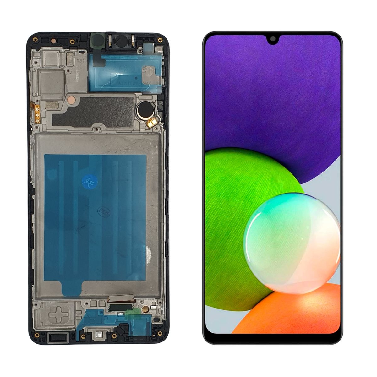 FRONTAL SAMSUNG A22 4G COM ARO OLED WEFIX - JF DISTRIBUIDORA