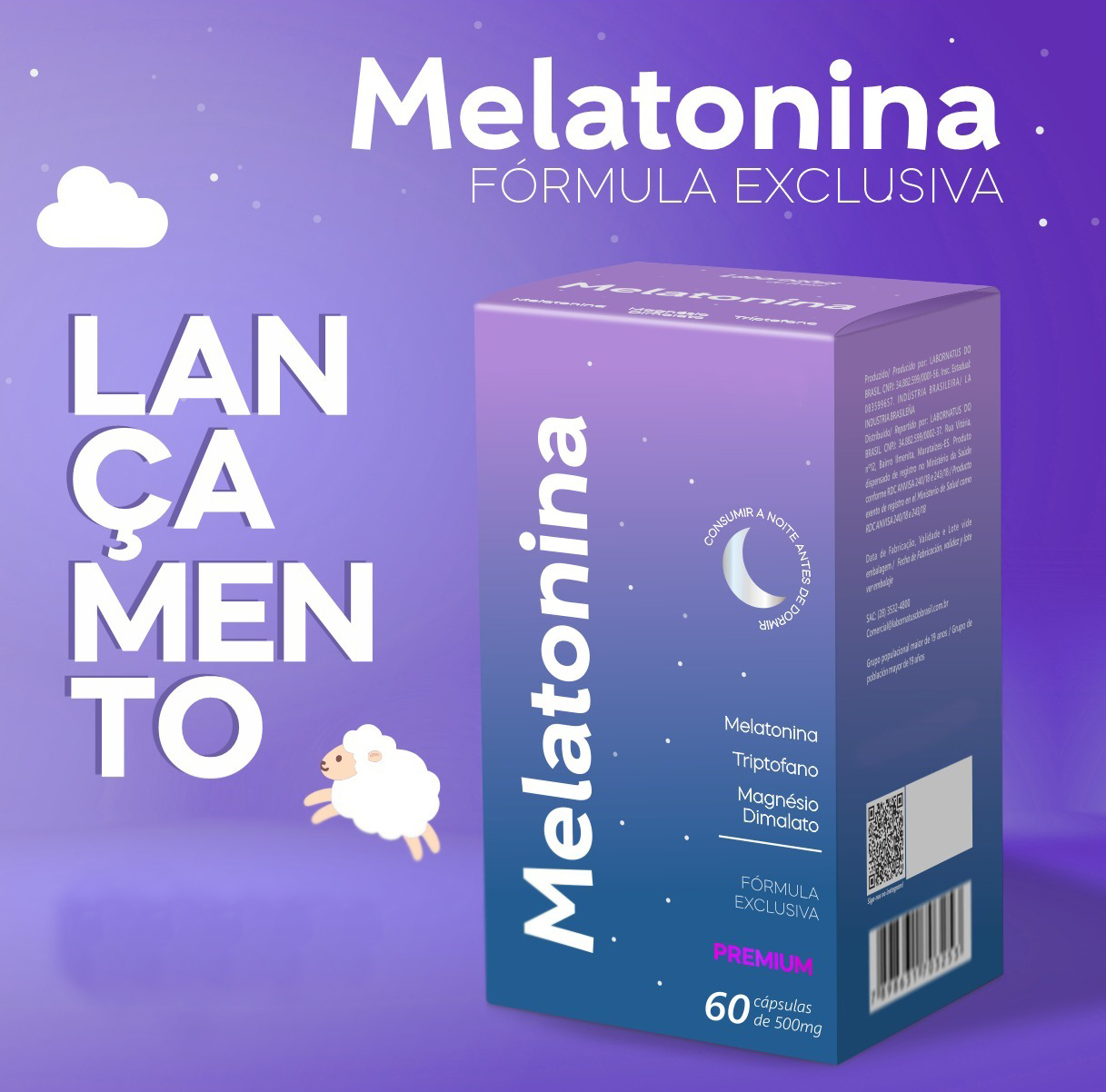 Melatonina Cápsulas (com triptofano e magnésio) - Mundo Magnético