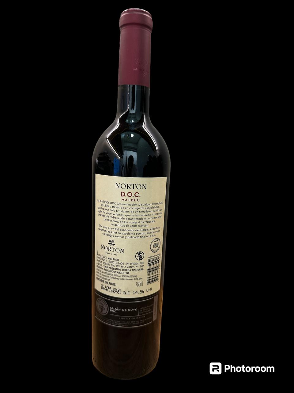 Vinto Argentino Tinto Seco Malbec Norton D.O.C Garrafa 750ml - Uai Vino