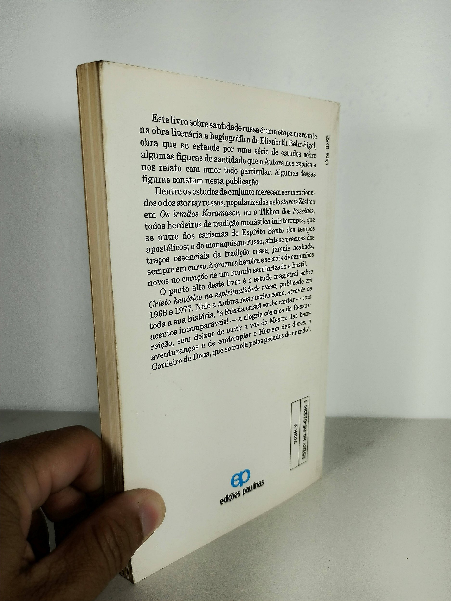 Oração E Santidade Na Igreja Russa - Elizabeth Behr - Siel - Livraria ...