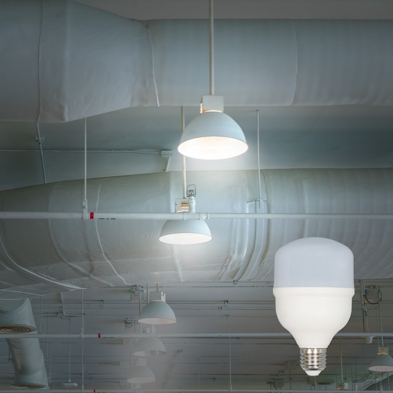 KIT 10 Unidades - LED 50W Branca - Ultraluz Atacado