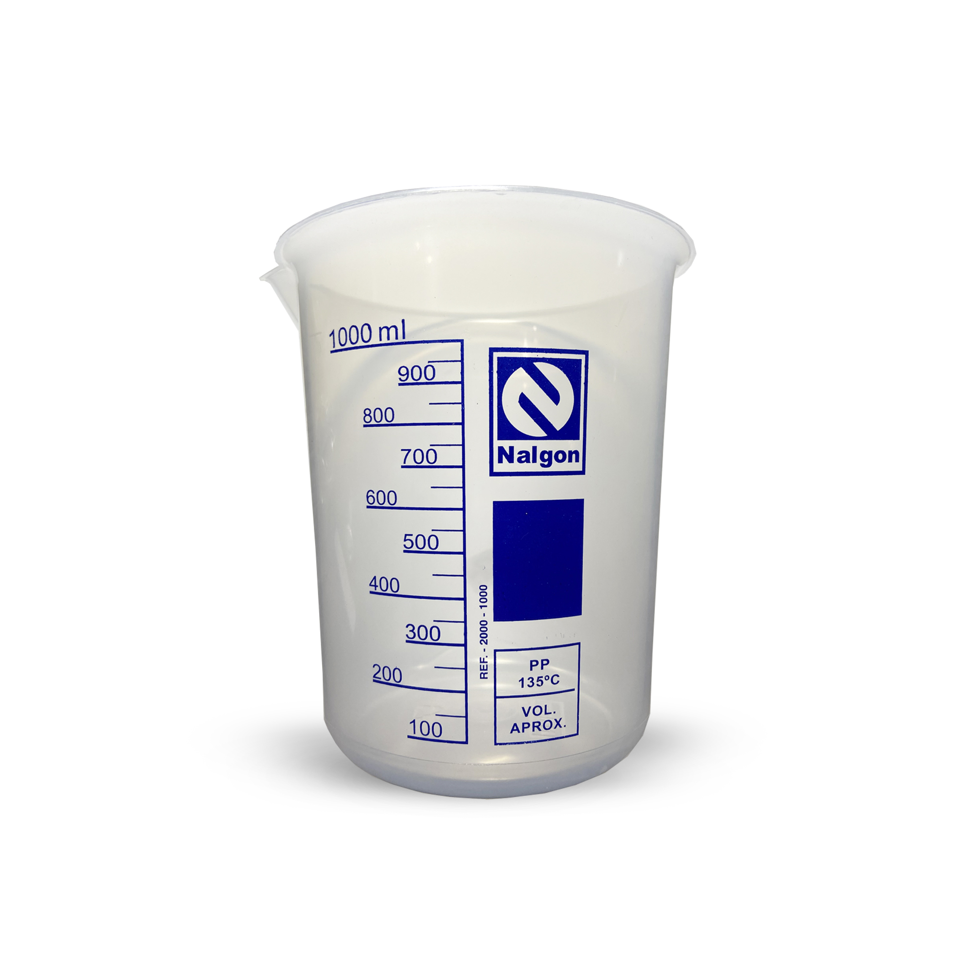 Kit 10 Becker De Plástico 1000ml Polipropileno Autoclavavel - MM Comércio