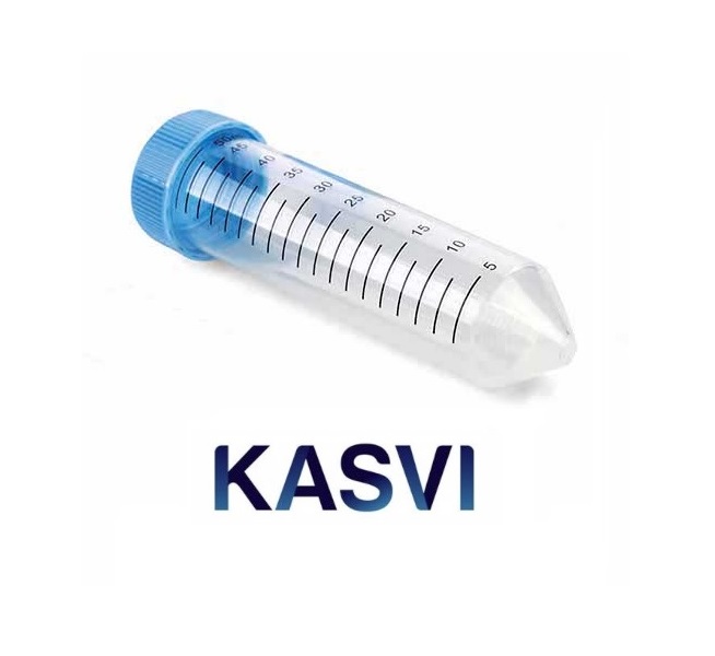 Tubo Para Centrifuga Tipo Falcon 50ml Graduado Estéril Com tampa Rosca ...