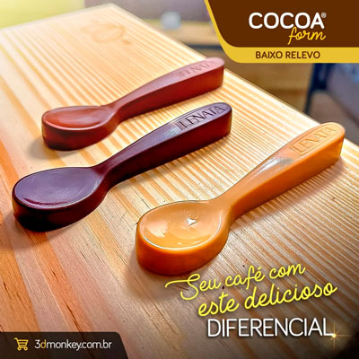 cocoa form chocolher forma para chocolate personalizada - 3D Monkey ...