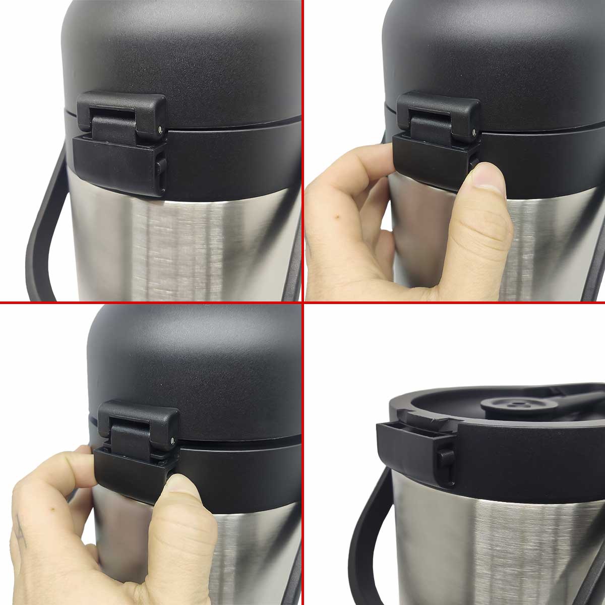 Garrafa Térmica Invicta Air Pot 3 Litros Inox Inquebrável Café Água ...