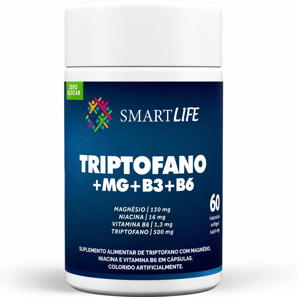 Suplemento Triptofano Melhora Sono Stress Ansiedade 60 Cápsulas - Japa ...