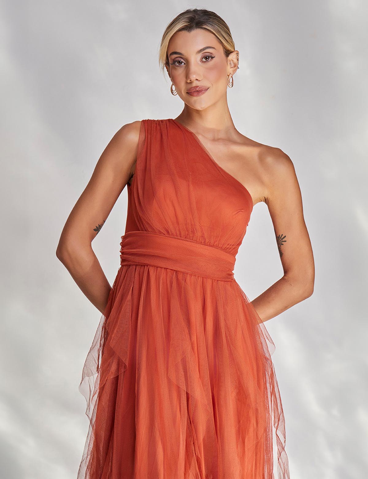 Vestido Longo Fada Terracota - Labonna