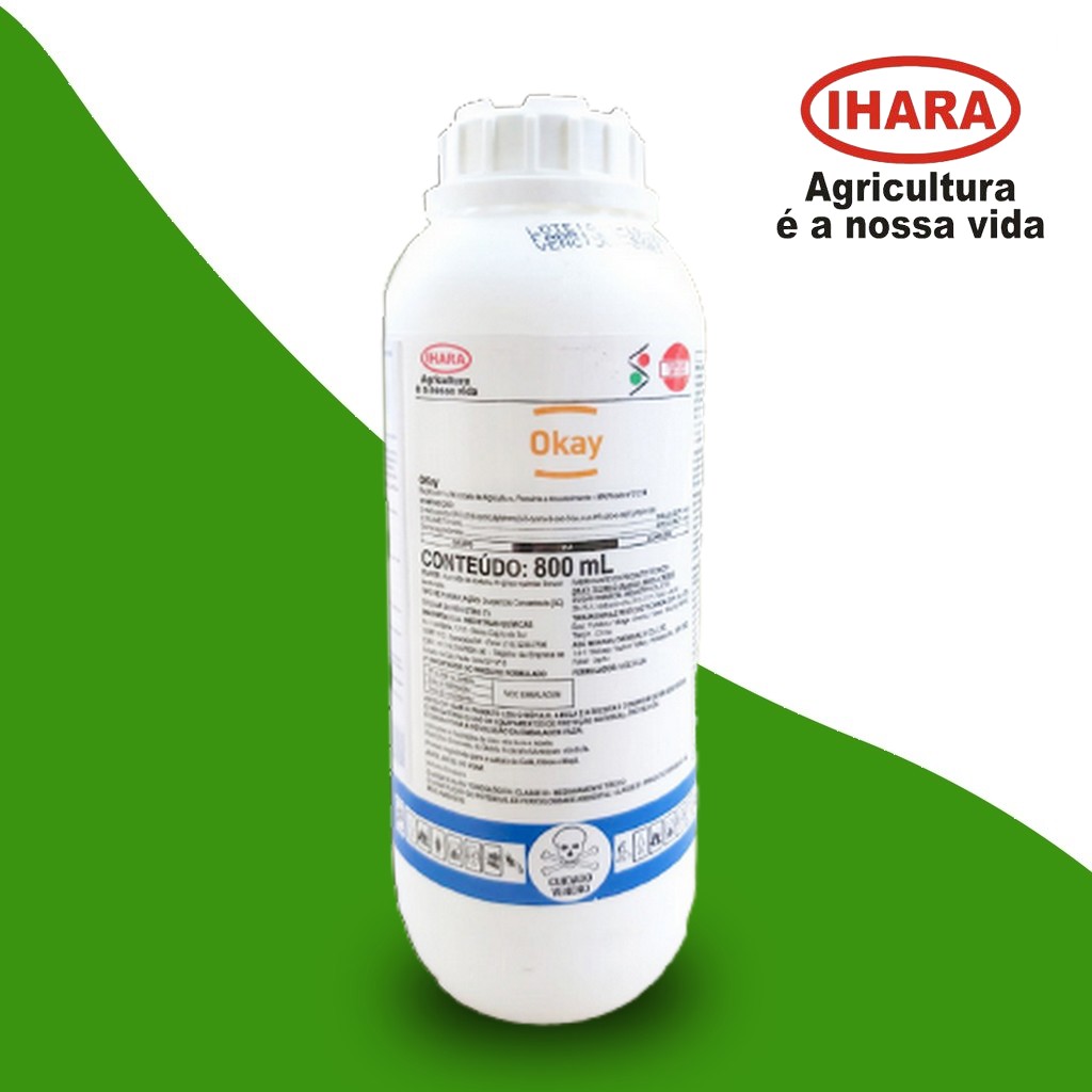 Acaricida OKAY 800 ml - IHARA - Agrolagos Shopping Rural