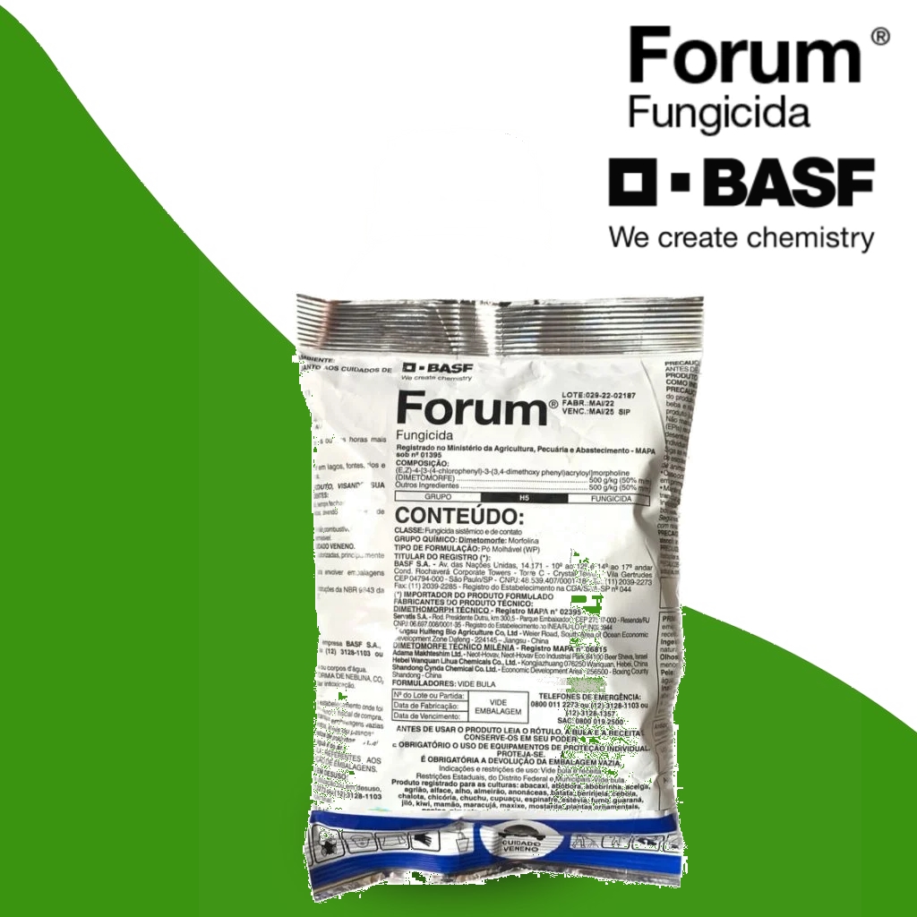 Fungicida Forum 1 kg - Composição Dimetomorfe - Agrolagos Shopping Rural