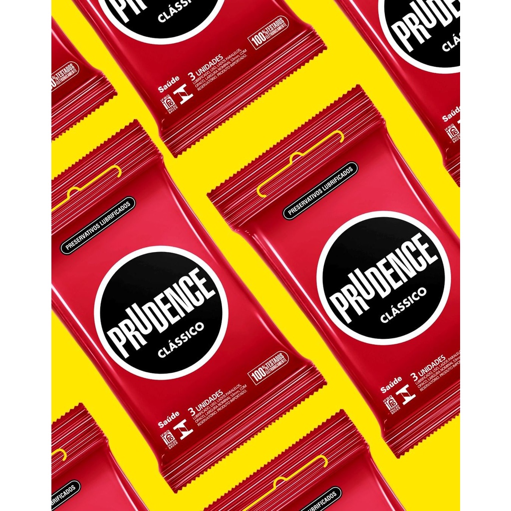 Kit 16 Preservativos Clássico Prudence Mil Delírios Sex Shop