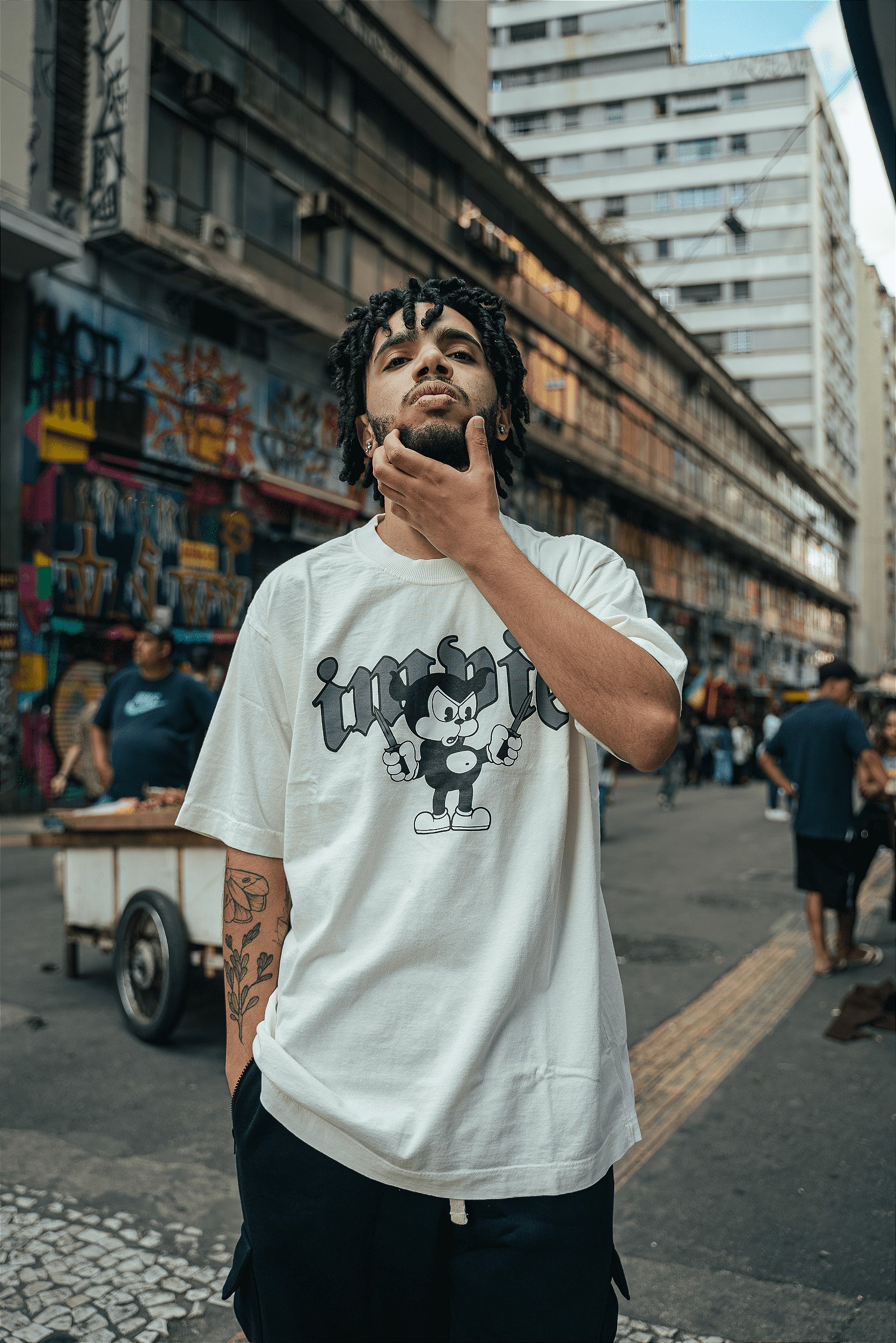 CAMISETA IMPIE CARTOON OFF WHITE - Impie Clothing - Streetwear Premium ...