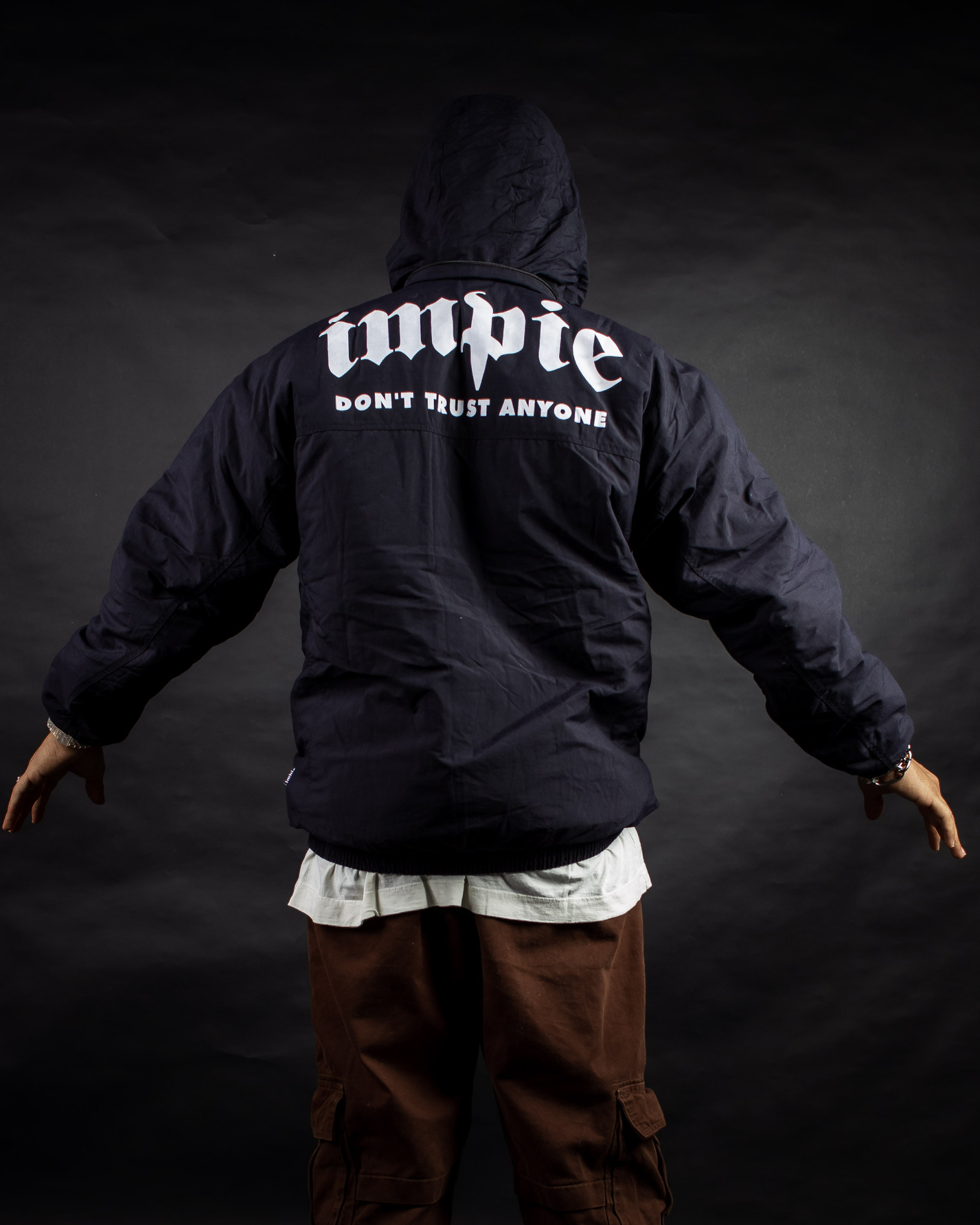 JAQUETA BOMBER IMPIE DTA PRETA - Impie Clothing - Streetwear Premium ...