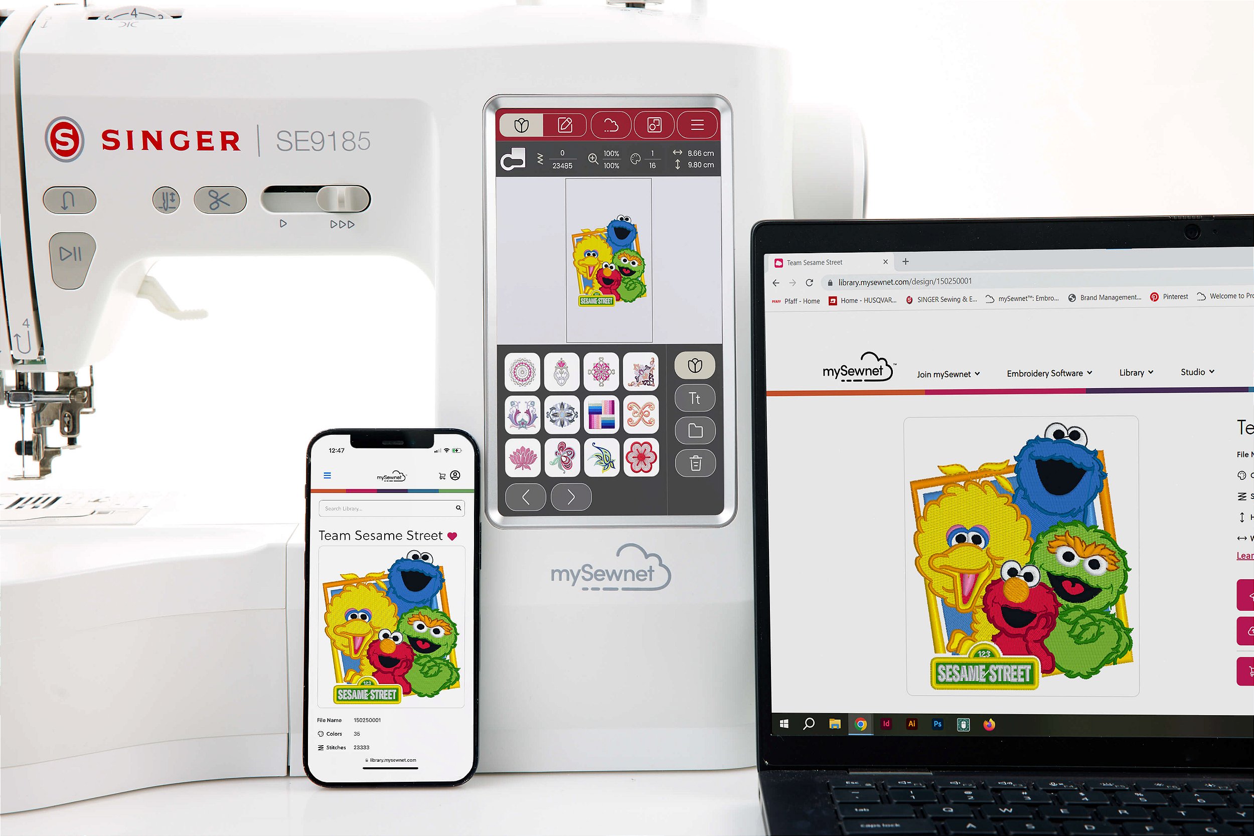 Máquina Singer Bordadeira SE9185 - Fashion Maq - A Loja da Costureira