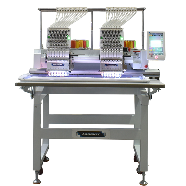 Máquina Lanmax Bordadeira 12 agulhas 2 Cabeças - Fashion Maq - A Loja ...