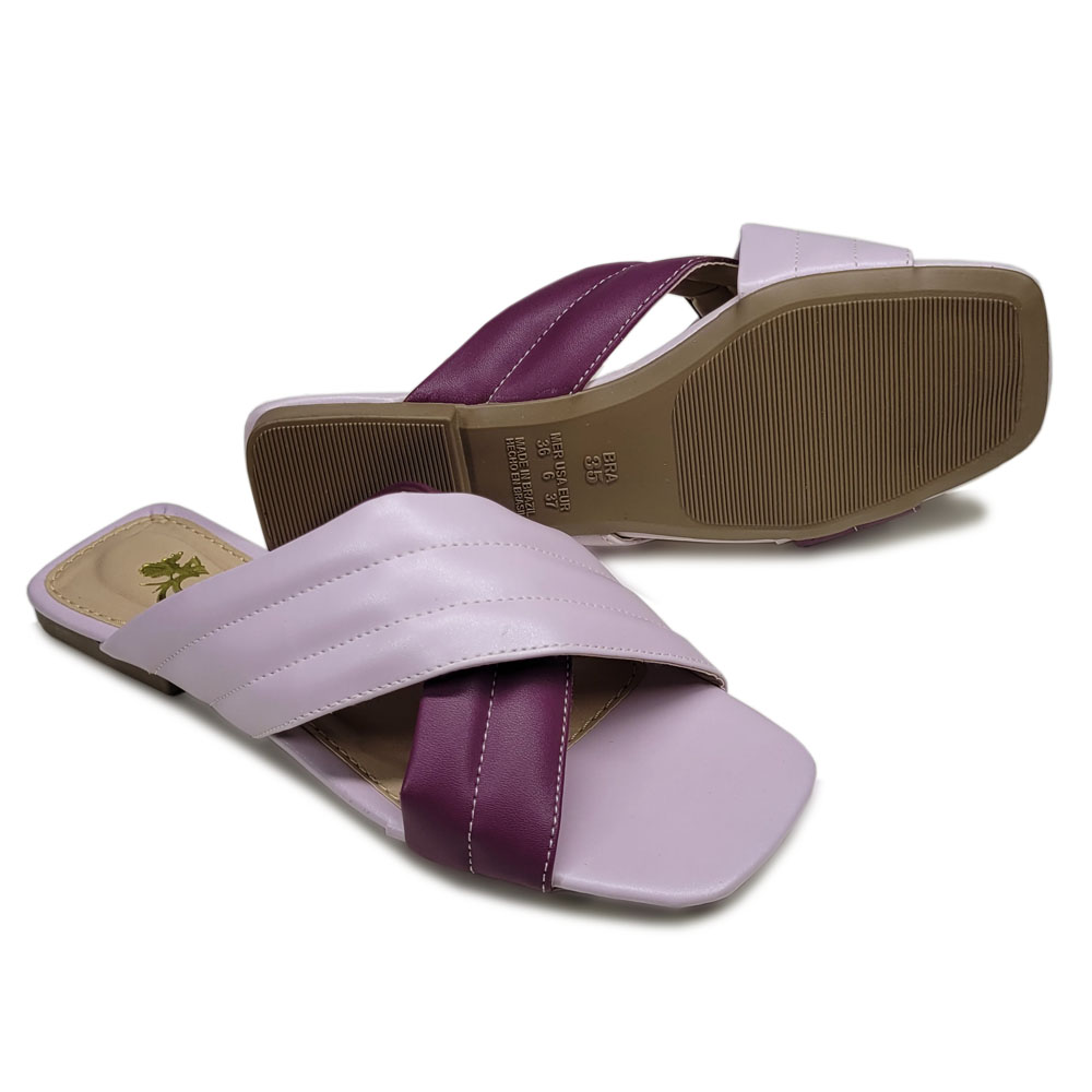 RASTEIRINHA TIRA X LILÁS - Cabana Shoes Atacado