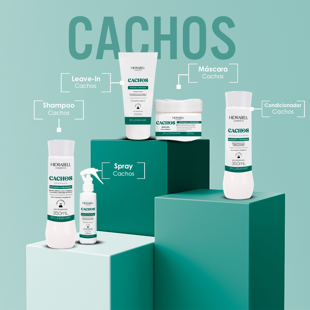 Spray Cachos Bambu Hidrabell - Hidrabell Cosméticos | LOJA OFICIAL