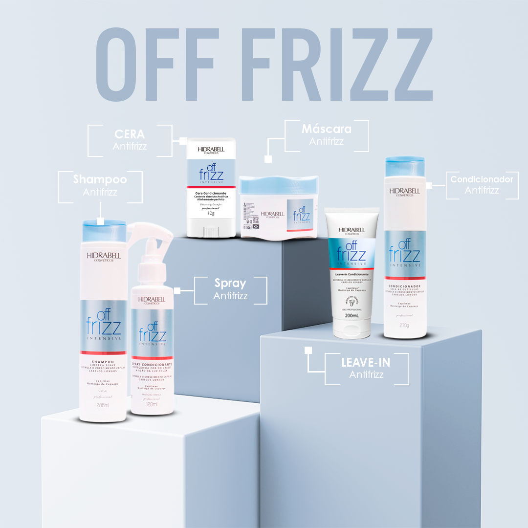 Combo Off Frizz, Hidratação Intensa e Crescimento Acelerado Intensive ...