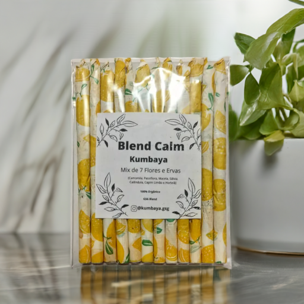 Kumbaya Blend Calm Sabores (Enrolados 12 unidades Limão) - Kumbaya ...